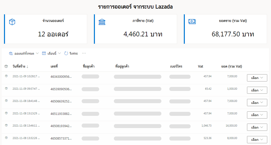 How to genarate an e-Tax Invoice & e-Receipt to connect from Lazada