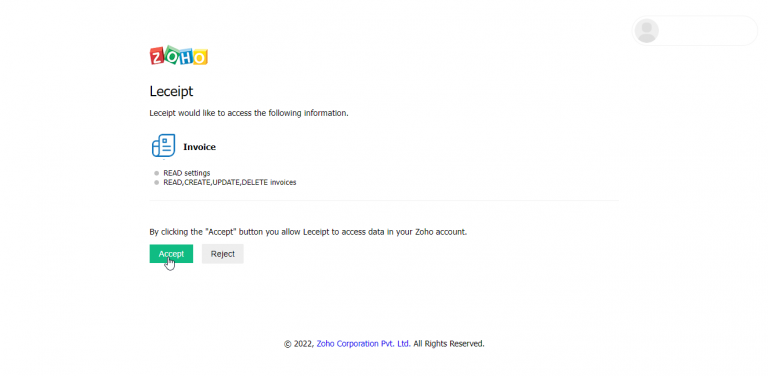 การสร้างเอกสาร e-Tax Invoice & e-Receiptจากบริการ Zoho