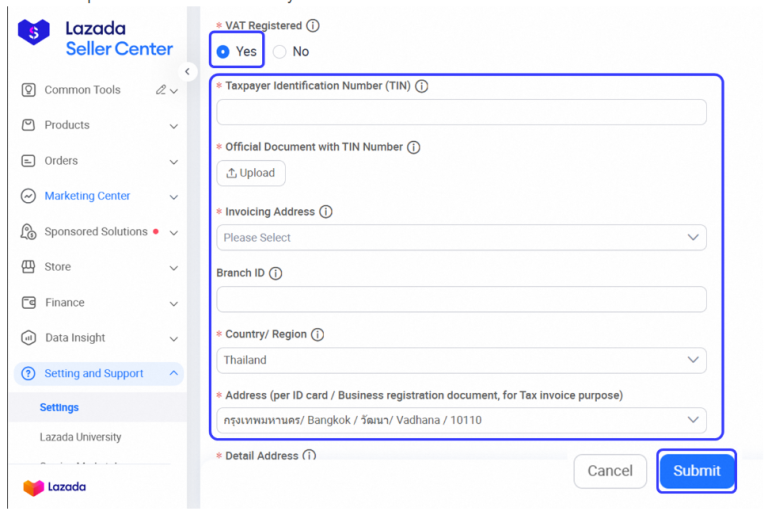 วิธีลงทะเบียนเข้าร่วมแคมเปญ Easy E-Receipt 2.0 ปี 2568 กับ Lazada